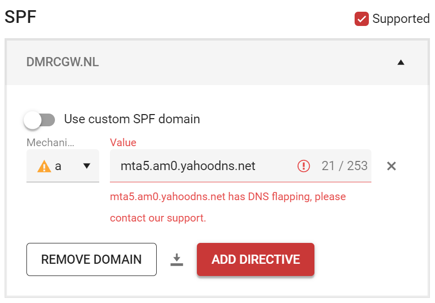 A and MX record in SPF